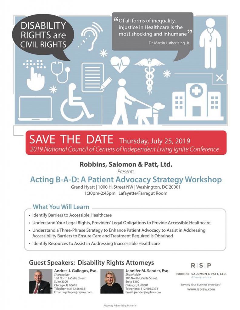 Andrés Gallegos, Speaker for NCIL on July 25th | Robbins, Salomon & Patt