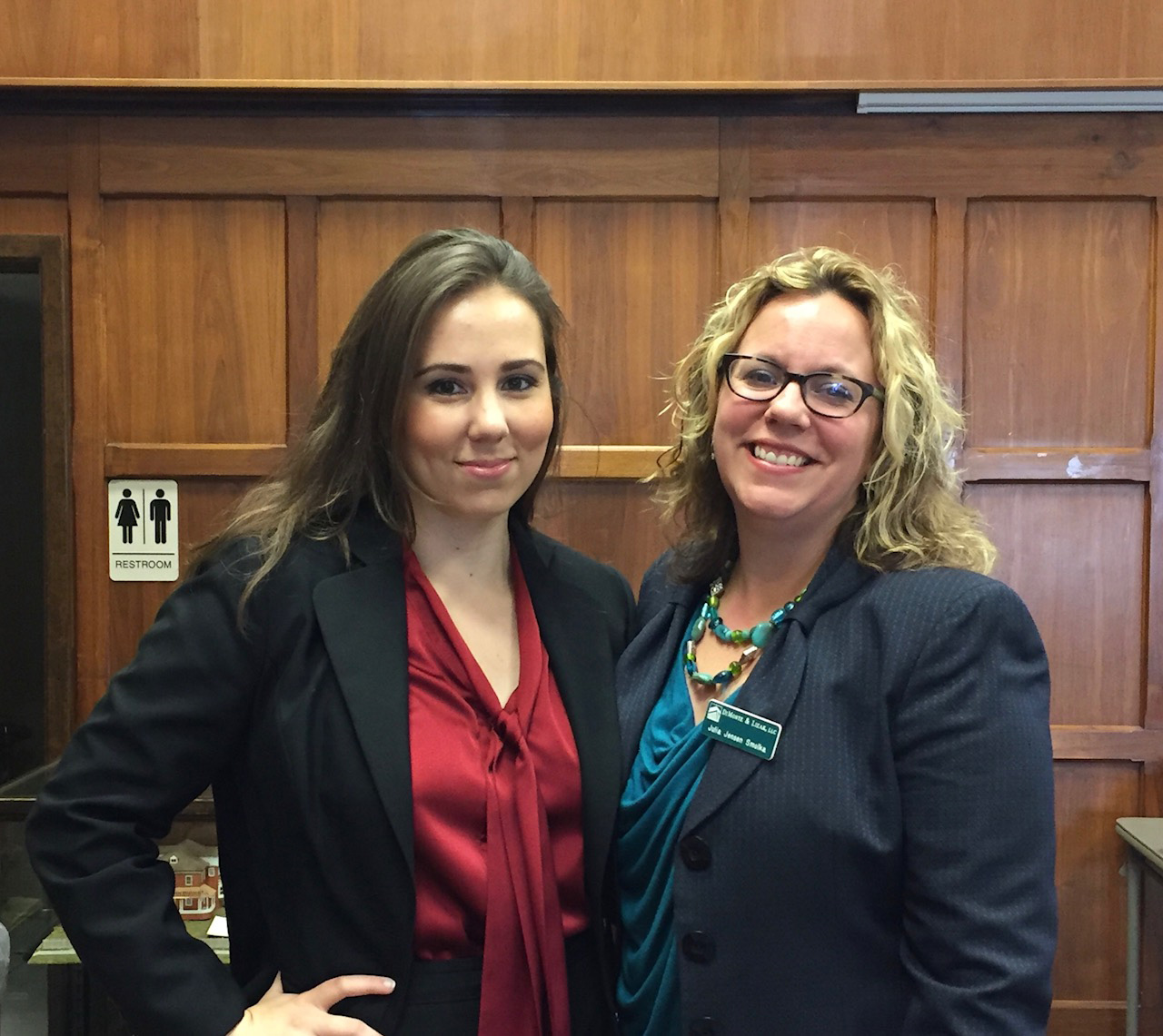 Julia Smolka and Maria Schwartz Present at Park Ridge Chamber of ...